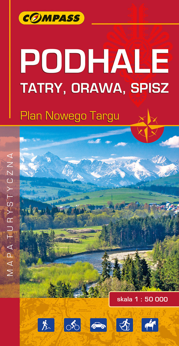 Podhale, Tatry, Orawa, Spisz. Mapa turystyczna 1:50 000 - Opracowanie ...