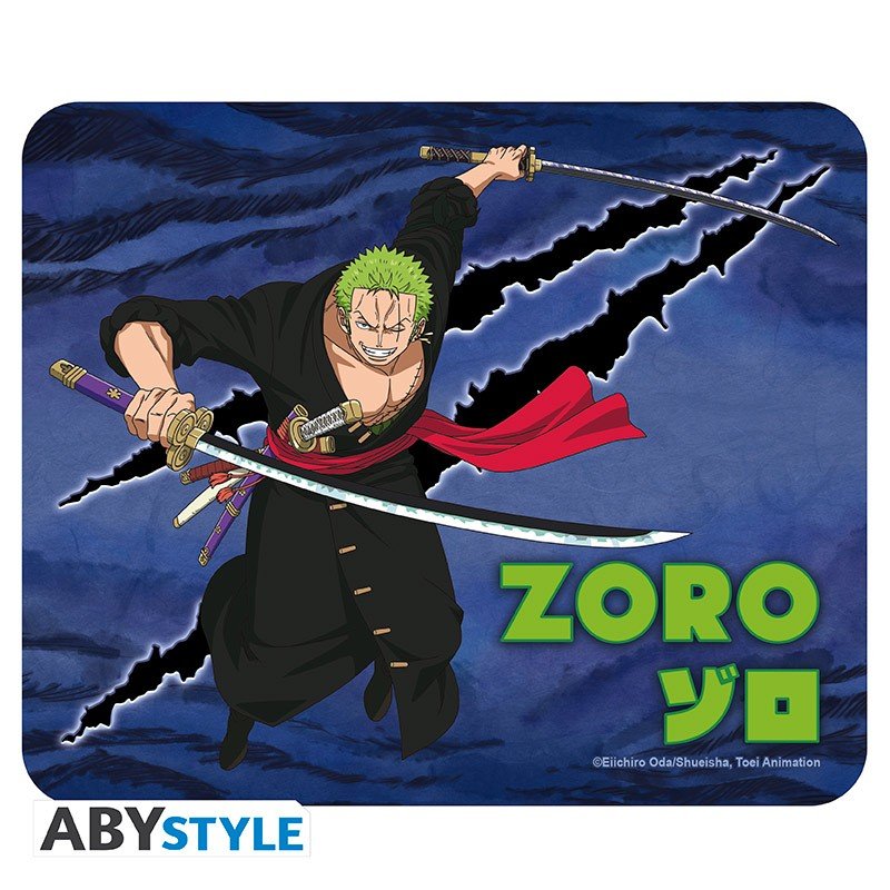 Podkładka materiałowa pod mysz One Piece - Roronoa Zoro - Inny ...