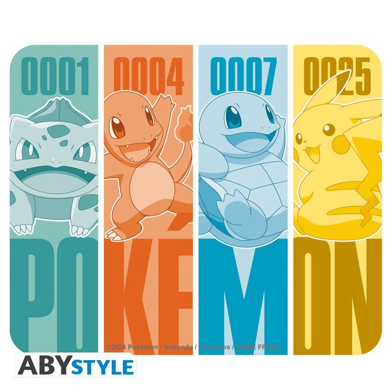 Podkładka materiałowa pod mysz Pokémon - Starters Kanto #2 - Inna marka ...