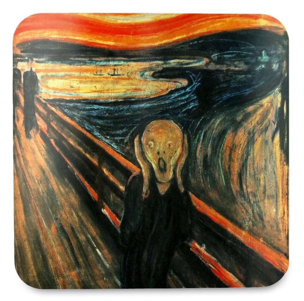 Podkładka pod kubek Krzyk Edvard Munch - Szyjemy Sztukę | Sklep EMPIK.COM