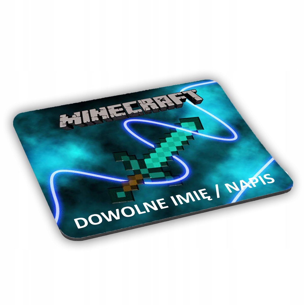 Podkładka pod mysz MINECRAFT + IMIĘ/NAPIS w prezencie! - Atram | Sklep ...