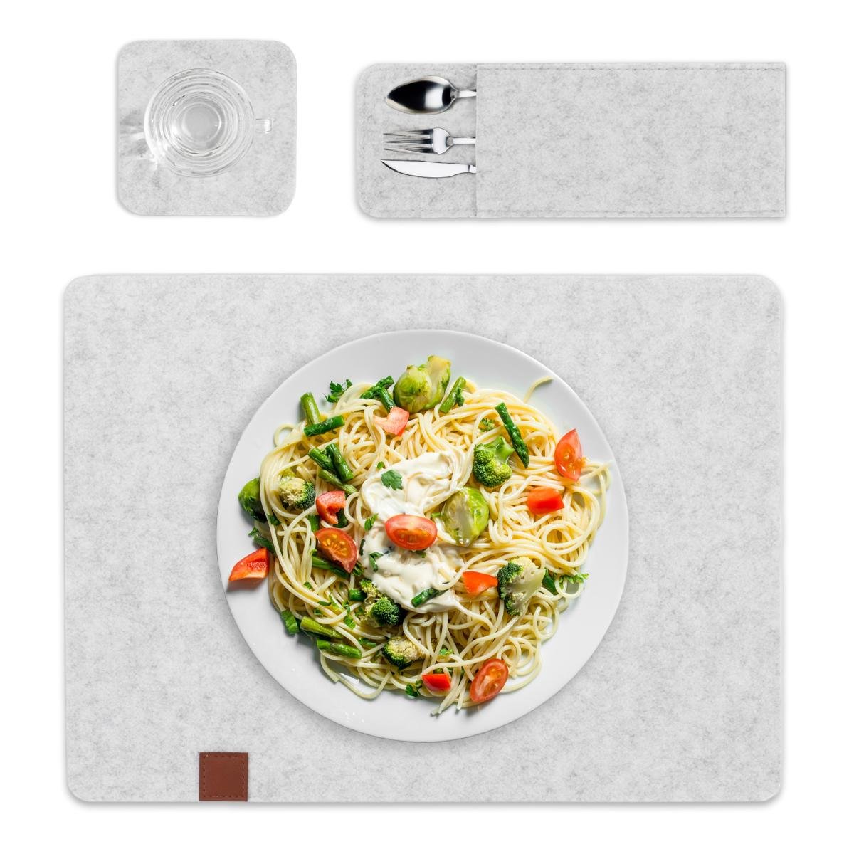 Podkładki na stół zmywalne Maty stołowe Podkładki stołowe filcowe ...