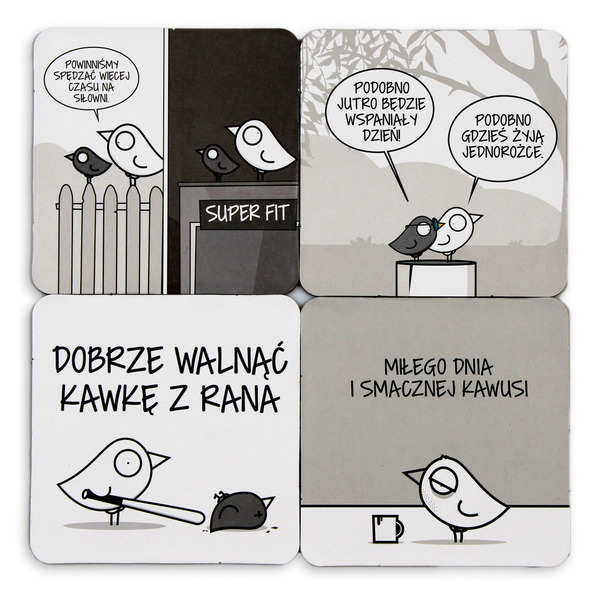 Podkładki Pod Kubek, PTASZEK STASZEK, 4 sztuki - Empik | Sklep EMPIK.COM