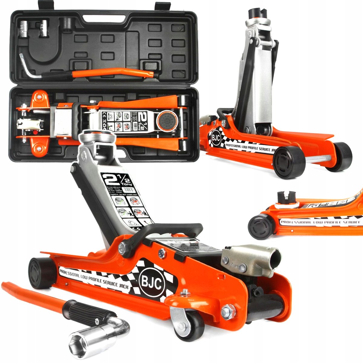 Podnośnik Niskoprofilowy Bjc Z Walizką I Kluczem Do Kół - BJC | Motoryzacja EMPIK