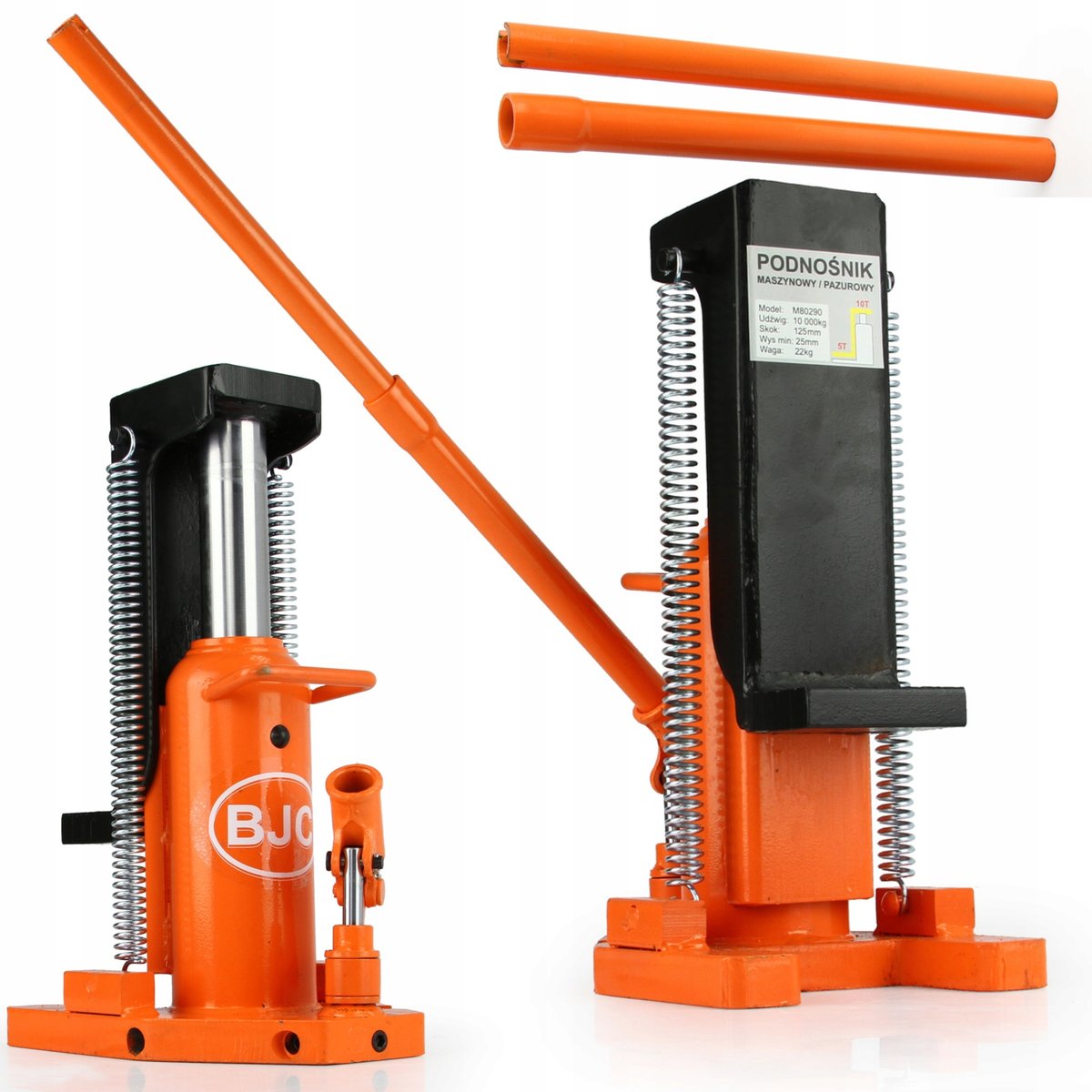 Podnośnik Słupkowy Butelkowy Maszynowy Pazurowy Lewarek Samochodowy 10T Bjc - BJC | Motoryzacja ...