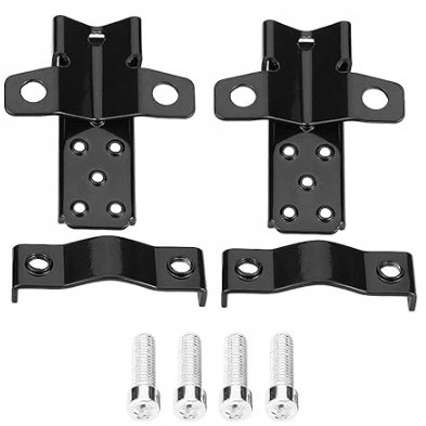 Podnóżki do motocykla rowera Qiilu składane komplet 2 sztuki czarne ...