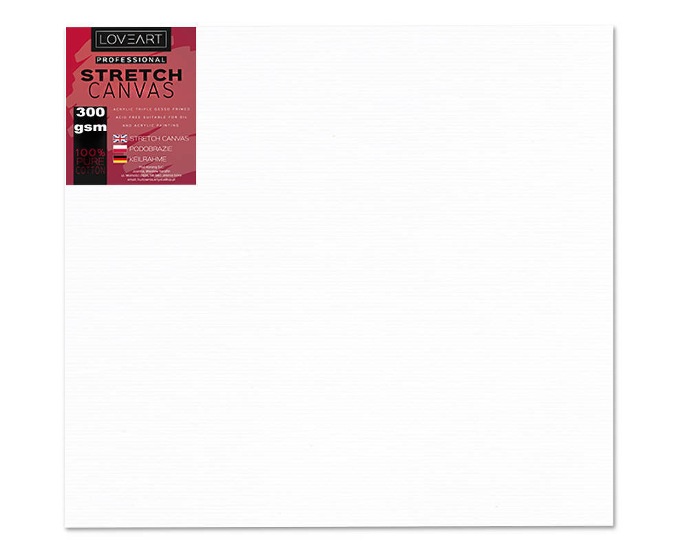 Podobrazie Bawełniane Loveart 100X100 Cm - 300G/M² Płótno Malarskie Na ...