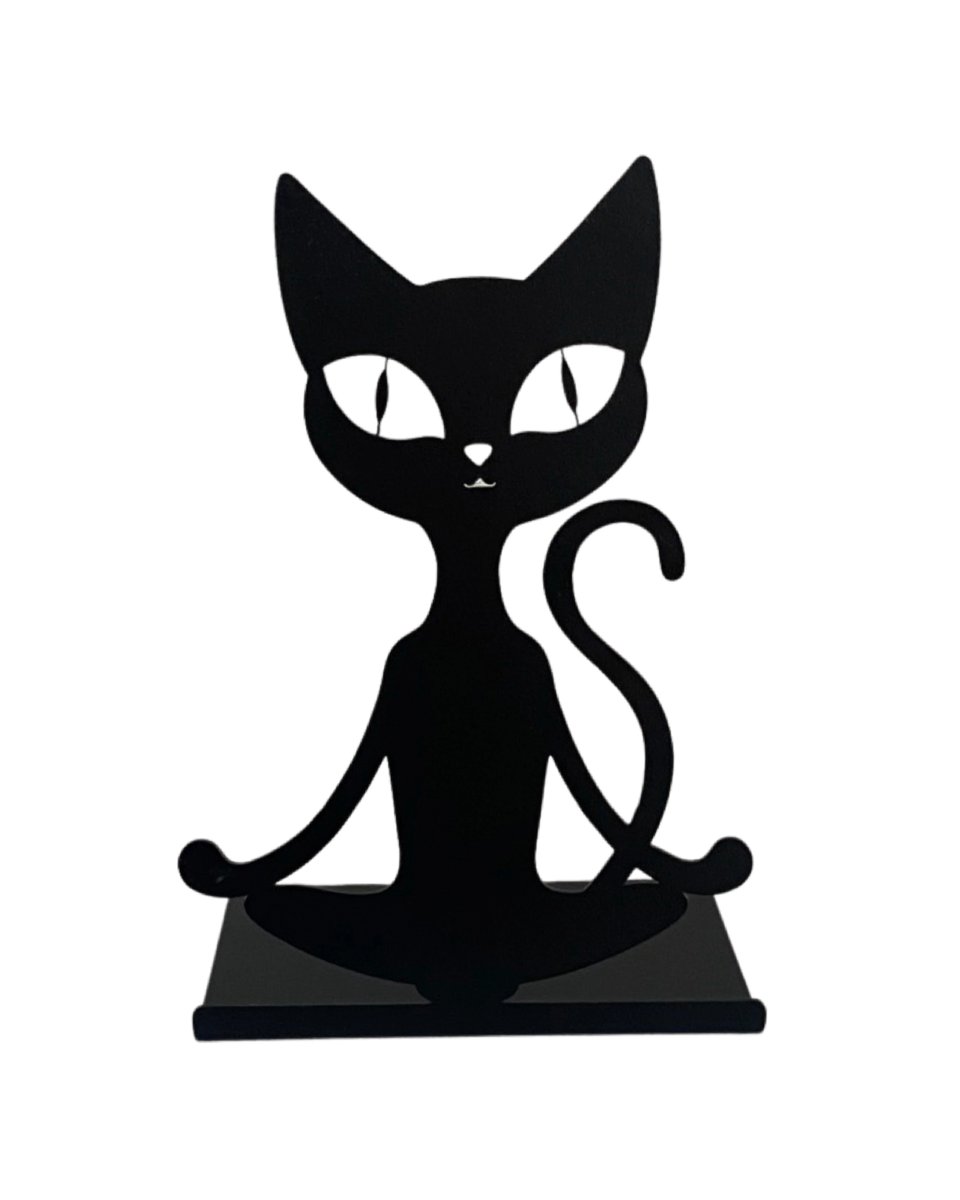 Podpórka do książek czarna KOT - Inna marka | Sklep EMPIK.COM