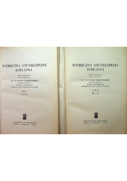 Podręczna encyklopedia biblijna Tom 1 i 2 - | Książka w Empik