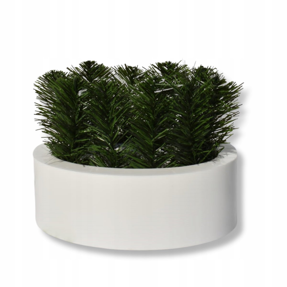 Podstawa Baza do stroika Cemenciak Owalna BIAŁA DONICZKA zalana betonem - Inna marka | Sklep ...