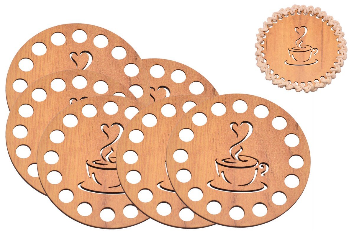 Podstawka Baza Ażur Filiżanka Podstawki Vintage 6 Sztuk Baza Z Płyty ...