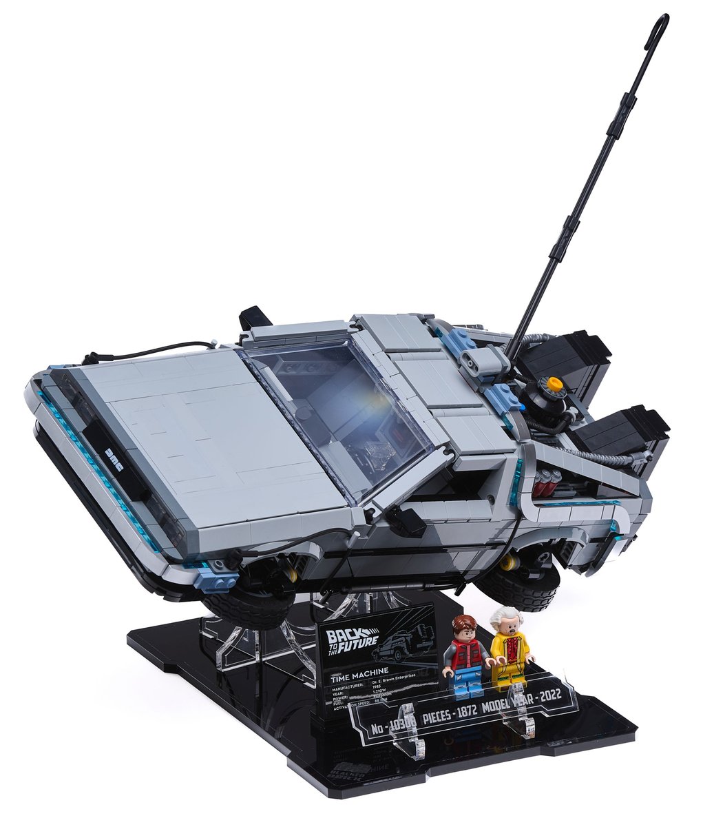 Podstawka Blacked Brick do LEGO 10300 Creator Expert Wehikuł czasu ...