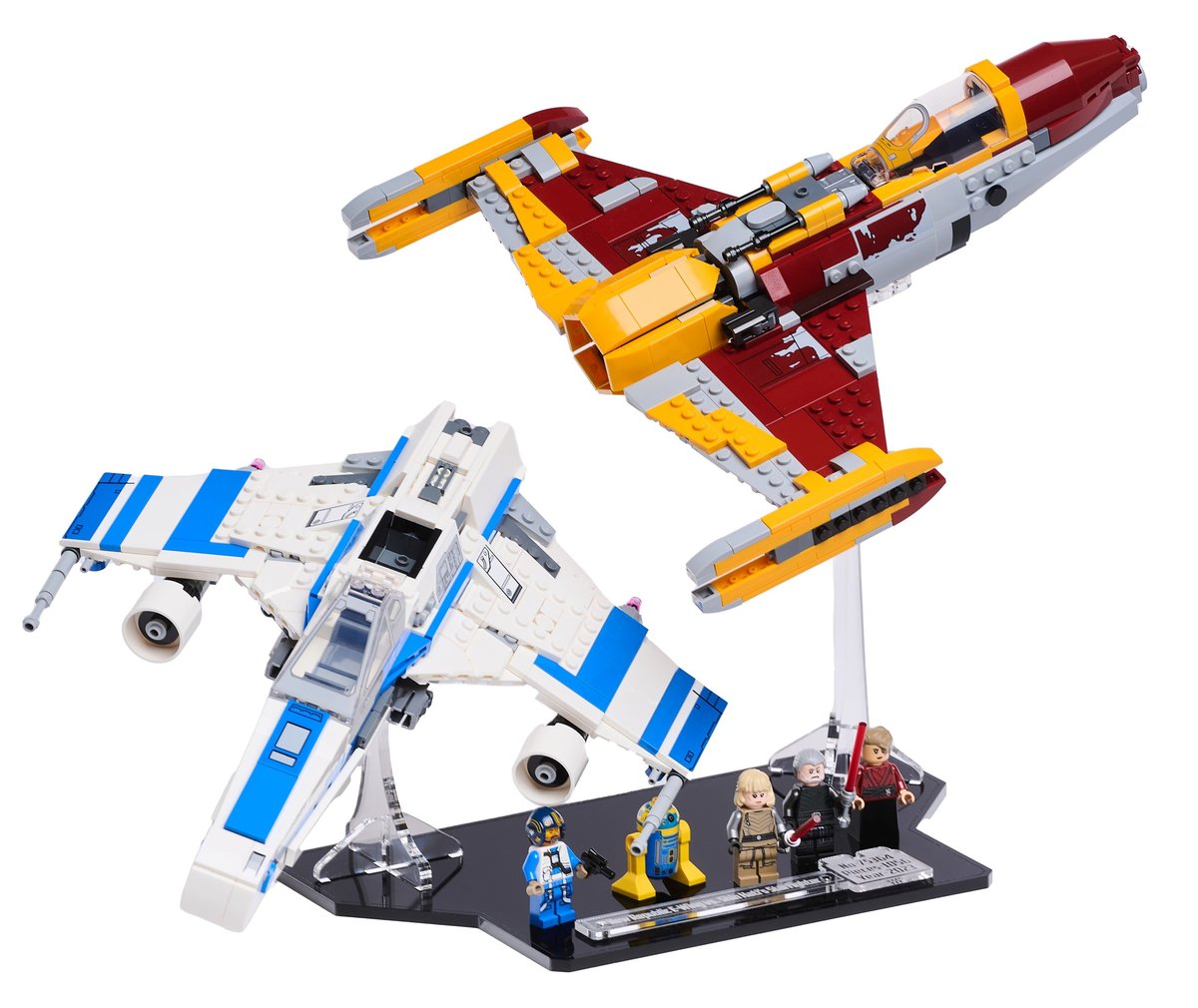 Podstawka Blacked Brick do LEGO Star Wars 75364 E-Wing, Myśliwiec Shin ...
