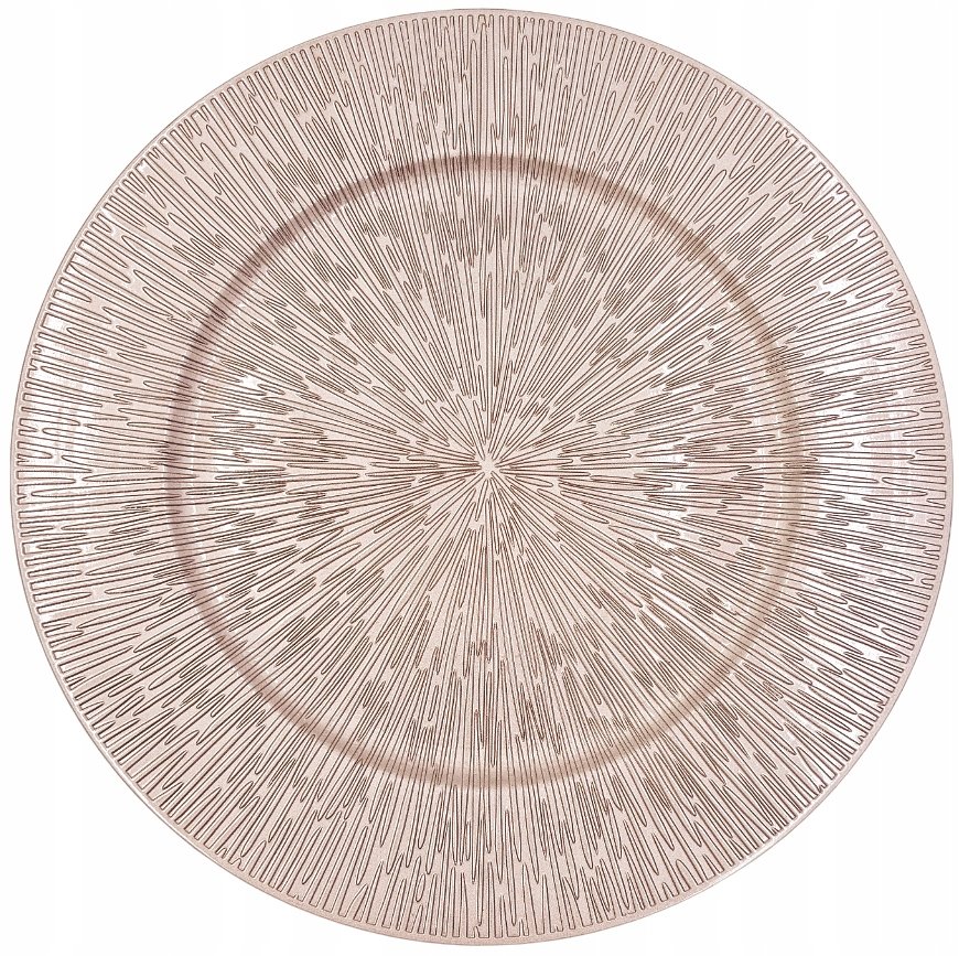 PODTALERZ ROSE GOLD PODSTAWKA POD TALERZ Ø 33 taca P0463LR - MADEX | Sklep EMPIK.COM