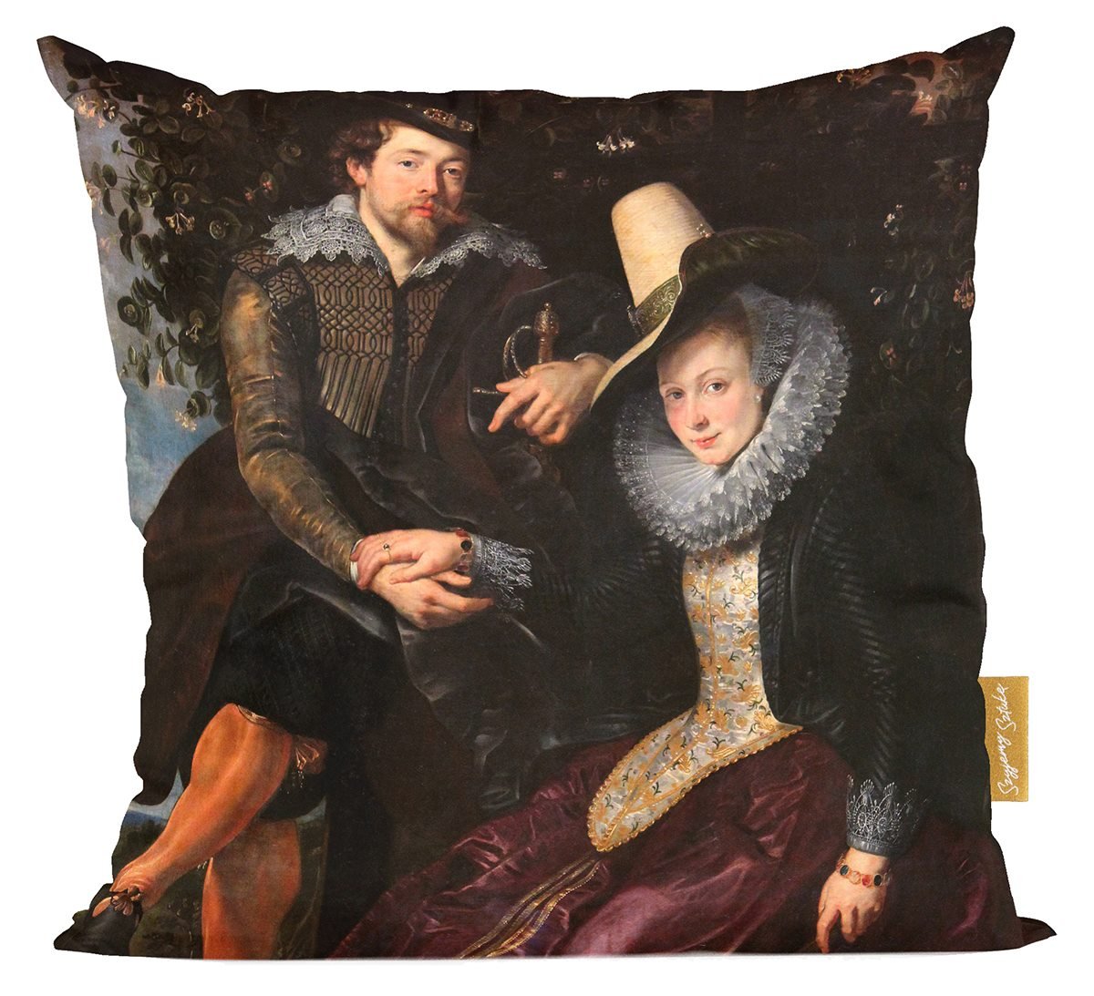Poduszka Autoportret z pierwszą żoną Izabelą Brant Peter Paul Rubens ...