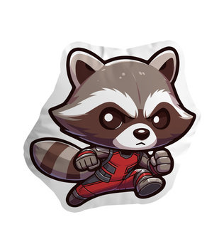 Poduszka Chibi Marvel - Rocket Raccoon - Inna marka | Sklep EMPIK.COM