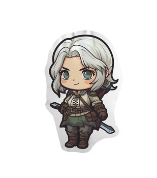 Poduszka Chibi The Witcher / Wiedźmin - Ciri - Inna marka | Sklep EMPIK.COM