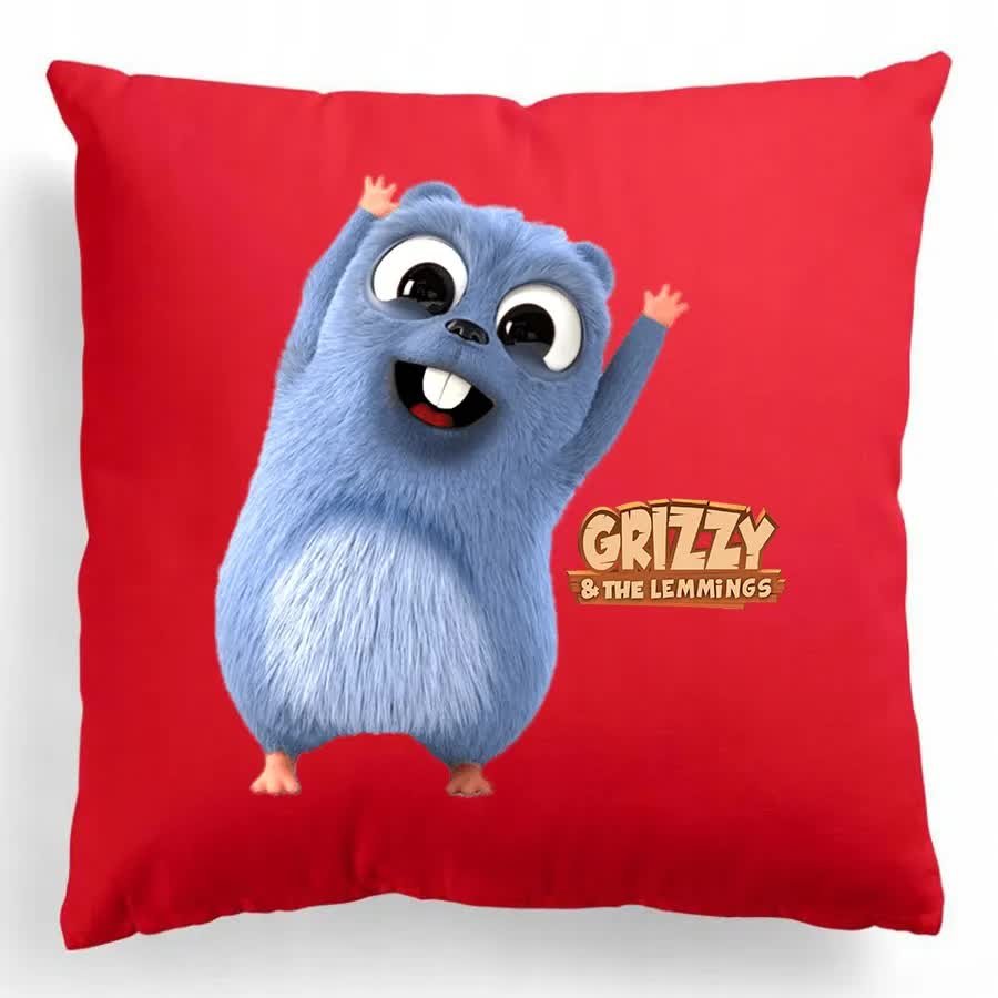 PODUSZKA CZERWONA GRIZZY I LEMINGI PREZENT IMIĘ WZ - Inna marka | Sklep ...