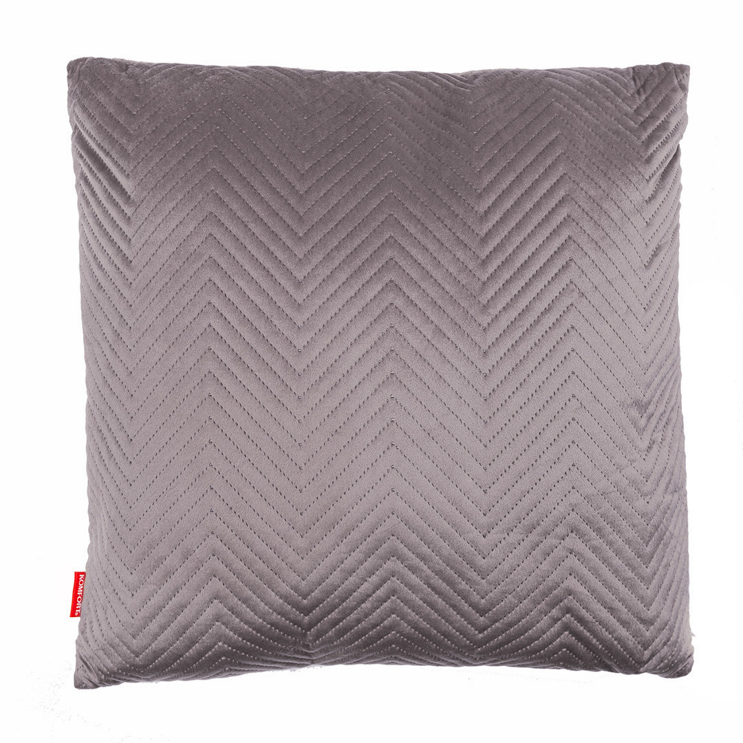 Poduszka Dekoracyjna Chevron 50X50 Cm Szara - Komfort | Sklep EMPIK.COM