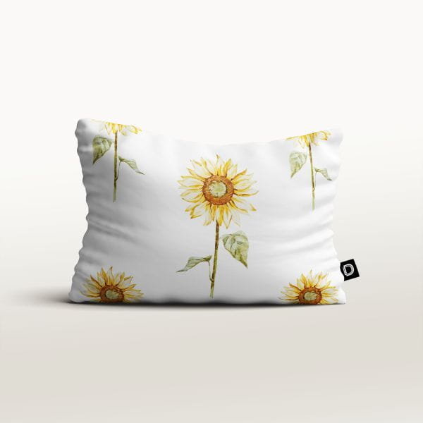 Poduszka dekoracyjna SUMMER wzór SM12 | słoneczniki poszewka 40 x 60 cm ...