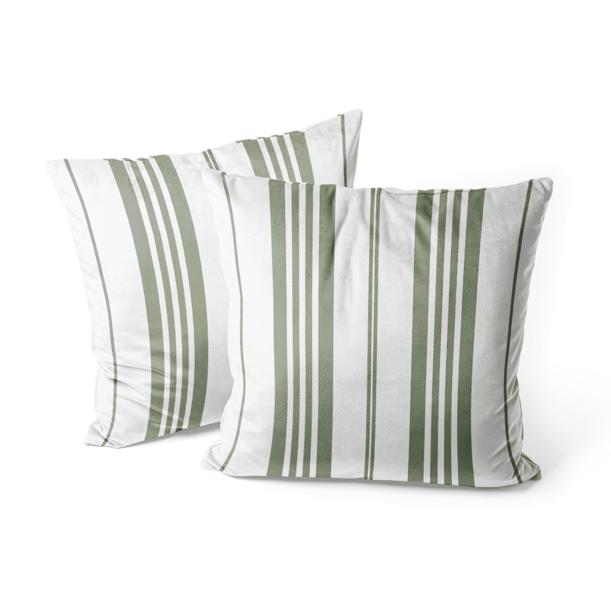 Poduszka dekoracyjna SUMMER wzór SM45 | pasy szarozielone mieszane poduszka 40 x 60 cm (z ...