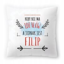Poduszka Dla Filipa na Urodziny Imieniny Prezent z Nadrukiem ze ...