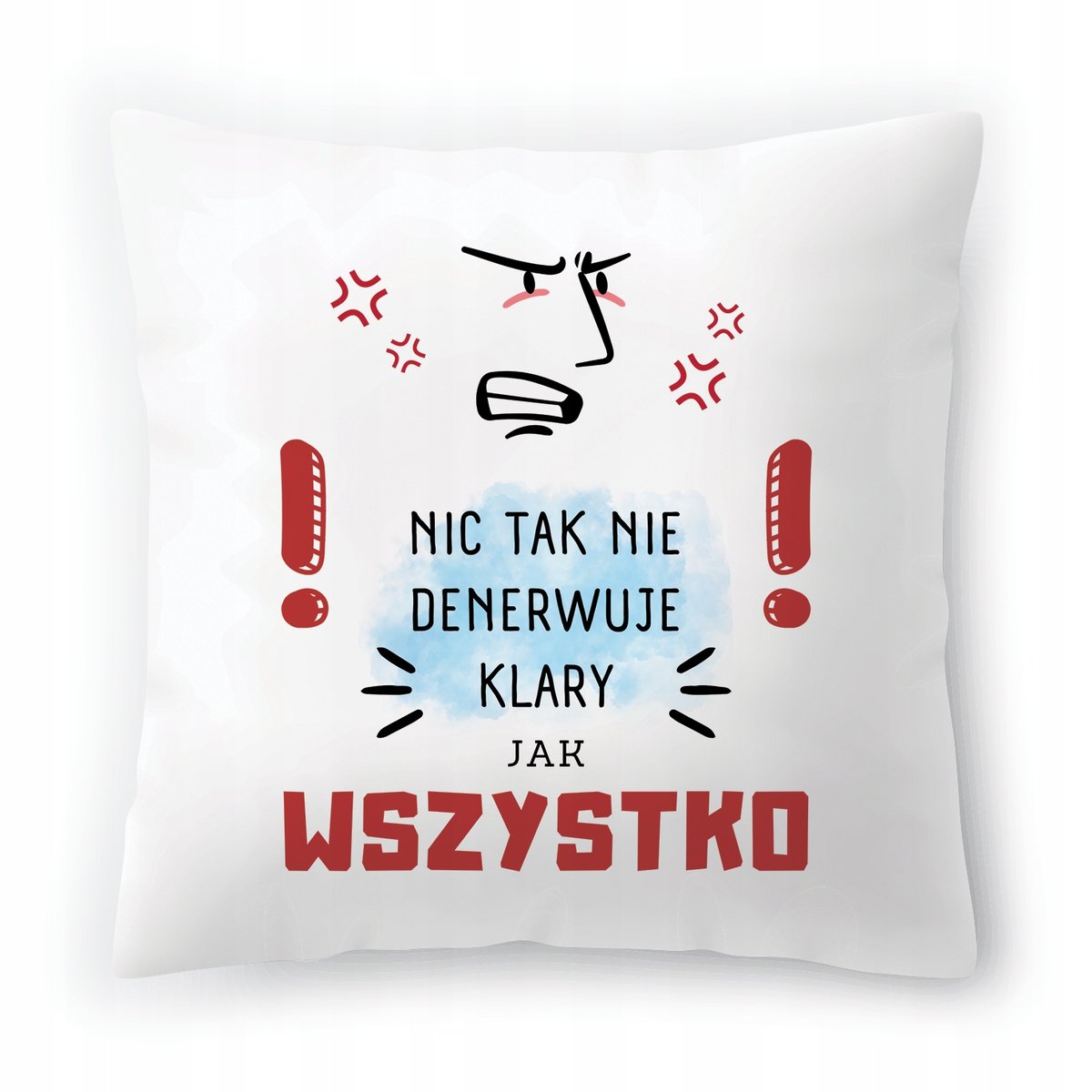 Poduszka Dla Klary na Urodziny Imieniny na Prezent z Nadrukiem ze ...