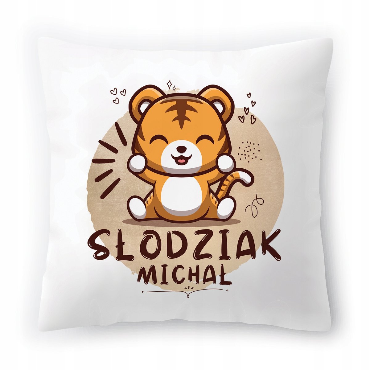 Poduszka Dla Michała na Urodziny ze Zdjęciem na Prezent Biała 40x40 cm ...