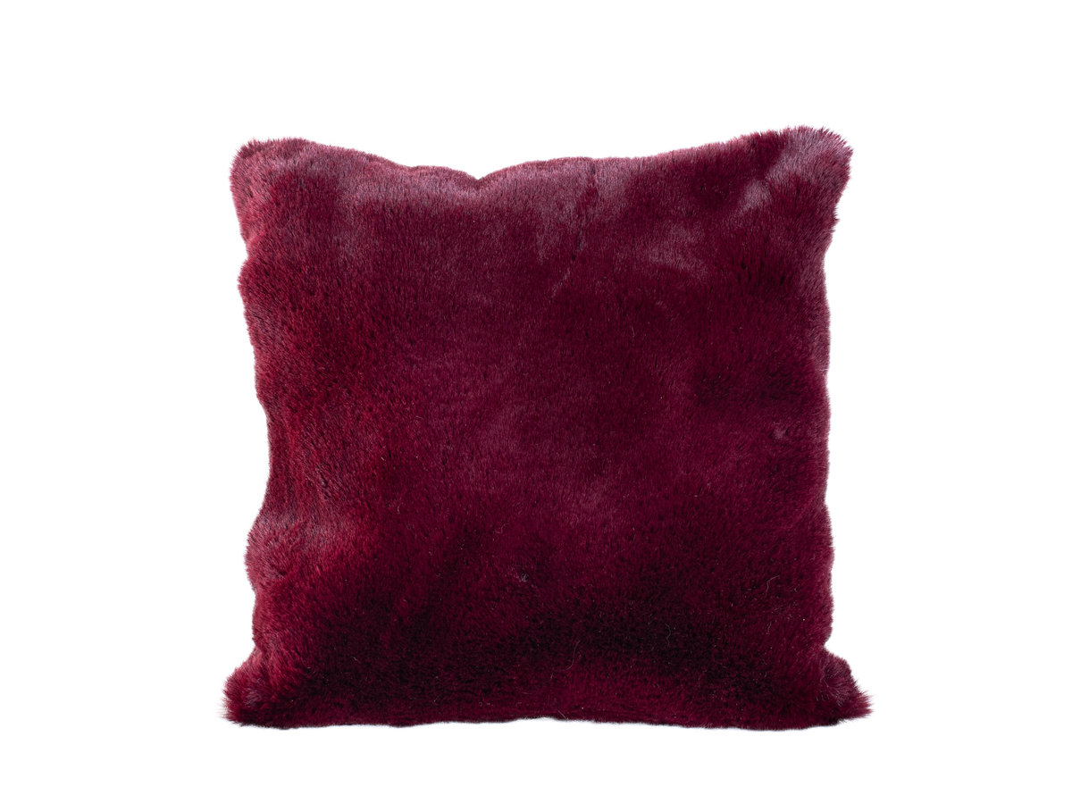 Poduszka Futrzana z eko futra jenot ozdobna futerkowa 35x35 - Inna ...