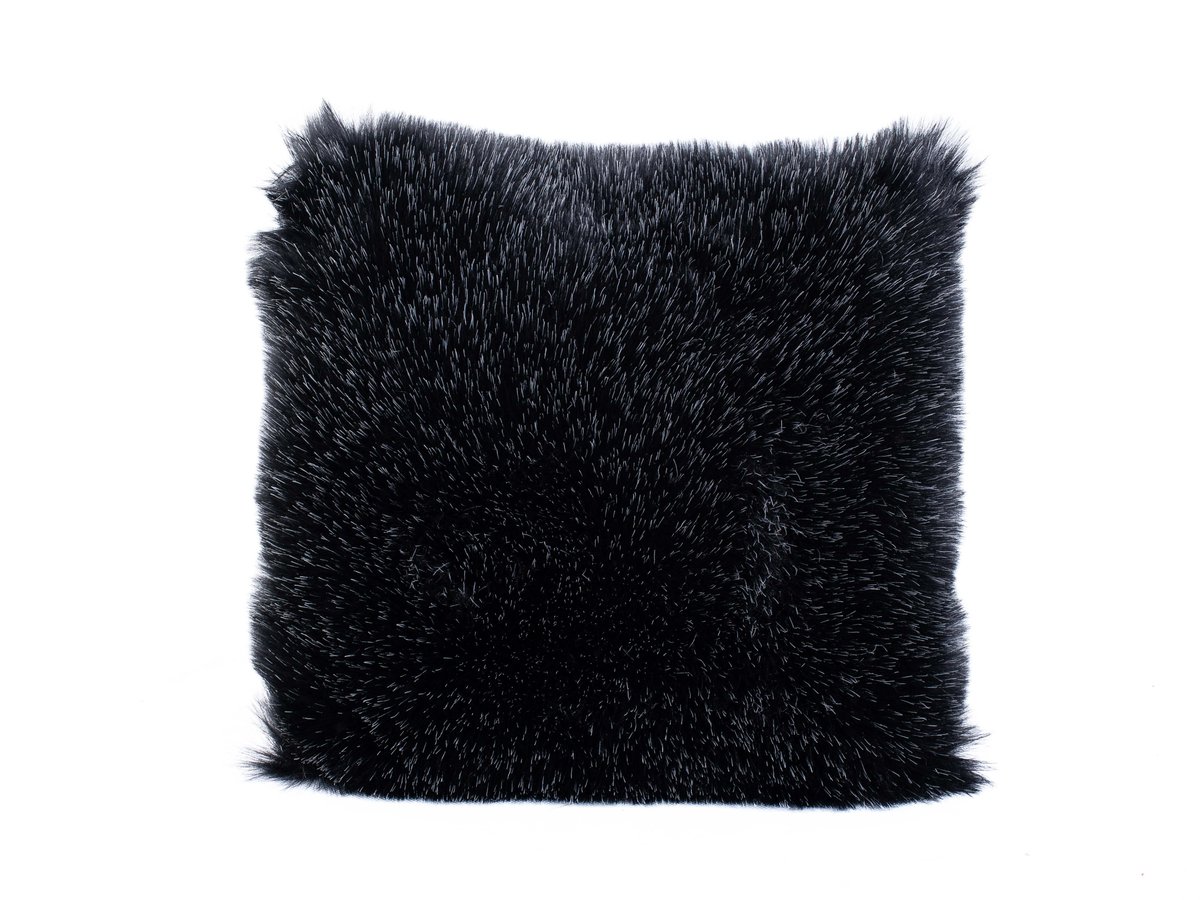 Poduszka Futrzana z eko futra jenot ozdobna futerkowa 35x35 - Inna ...