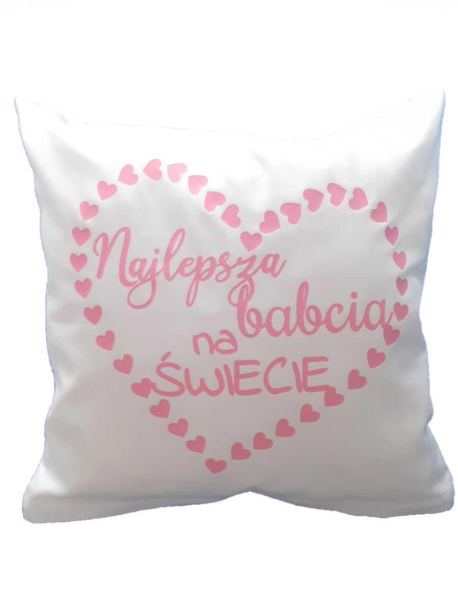 Poduszka Najlepsza Babcia na Świecie Dzień Babci - Inna marka | Sklep ...