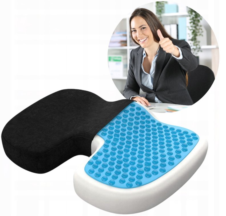 Poduszka Ortopedyczna Do Siedzenia Na Krzesło Fotel Hemoroidy ...