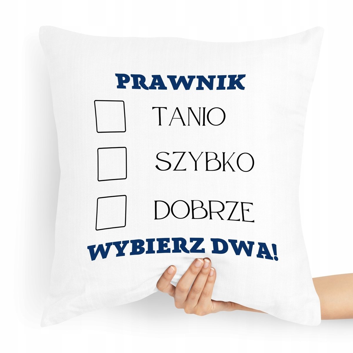 PODUSZKA PREZENT DLA PRAWNIKA TANI SZYBKO DOBRZE z Nadrukiem ze ...