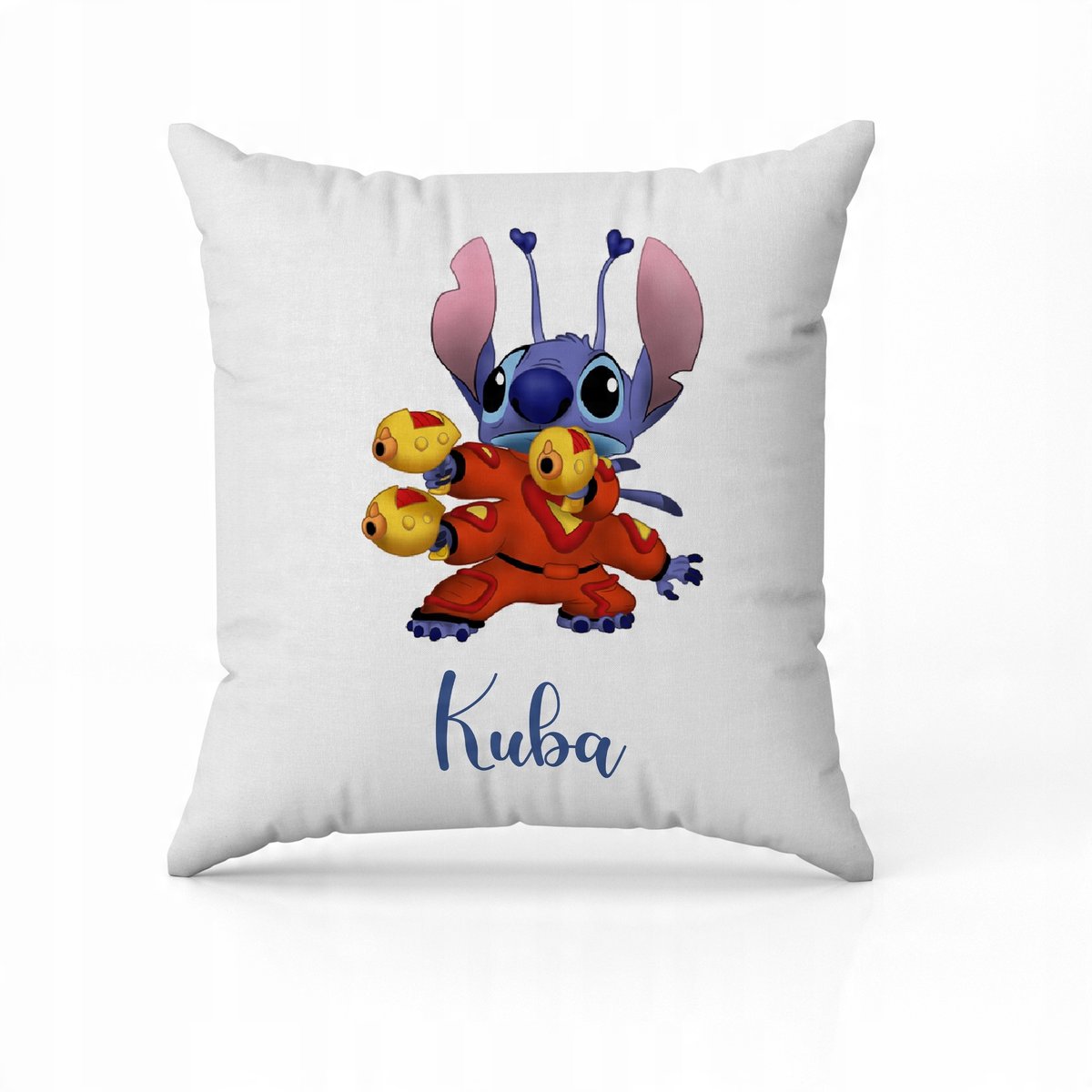 PODUSZKA PREZENT Z NADRUKIEM LILO I STITCH STICH STICZ OHANA + IMIĘ #2 ...