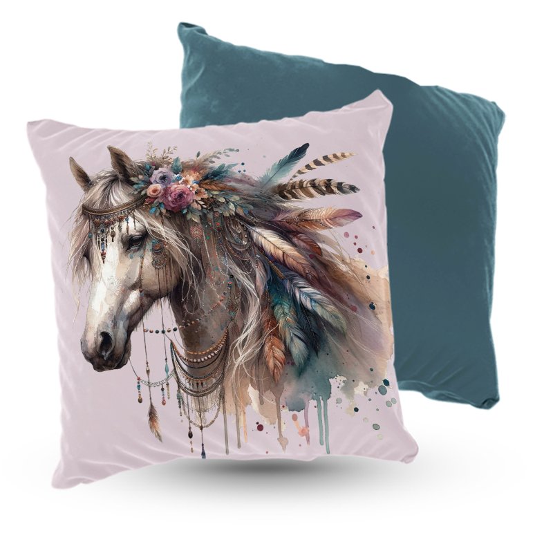 Poduszka welur koń boho - 5made | Sklep EMPIK.COM