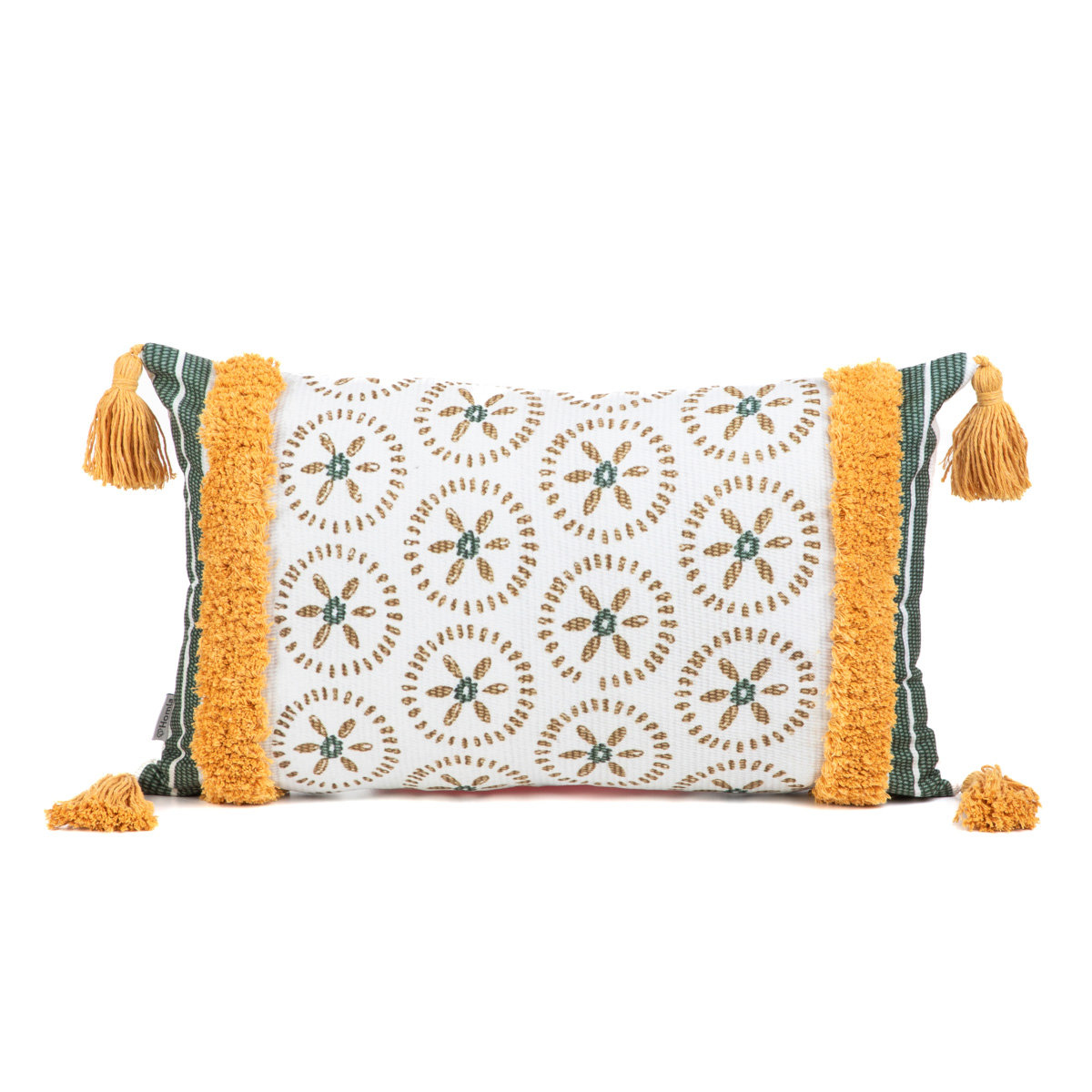 Poduszka wiosenna ANGA z frędzlami 30x50 cm HOMLA - Homla | Sklep EMPIK.COM