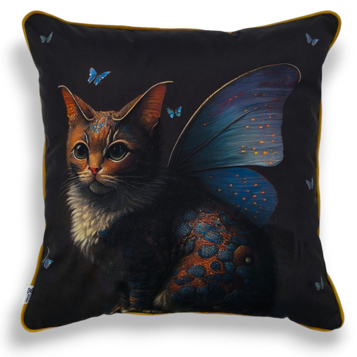 Poduszka z kotem motylem 50x50 Butterfly Cat - Mental Ether | Sklep ...