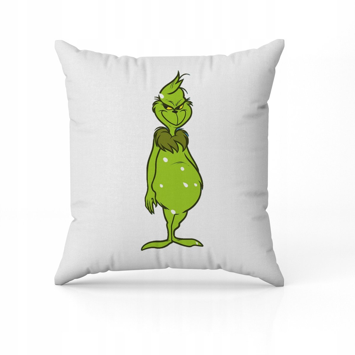 Poduszka Z Nadrukiem Świąteczna Mikołajki Grinch Prezent + IMIĘ #17 ...