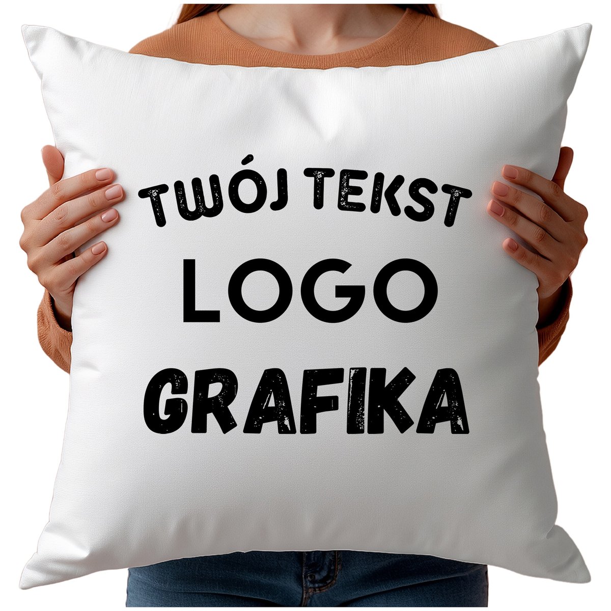 Poduszka Z Twoim Nadrukiem Tekstem Grafiką Logo Imieniem Zdjęciem ...