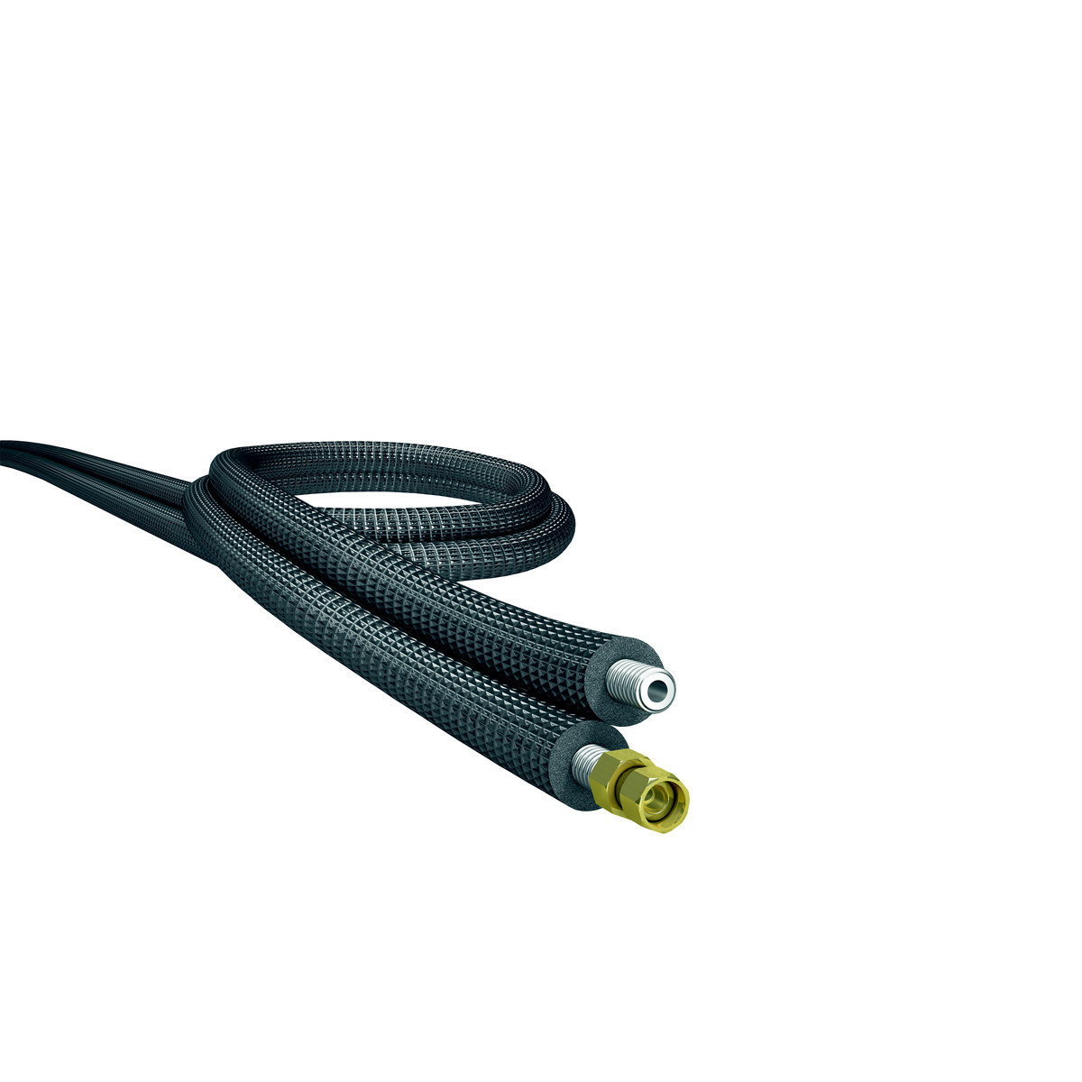 Podwójna calowa, preizolowana, rura stalowa w zwojach SO-DV-14x25/e15 ...