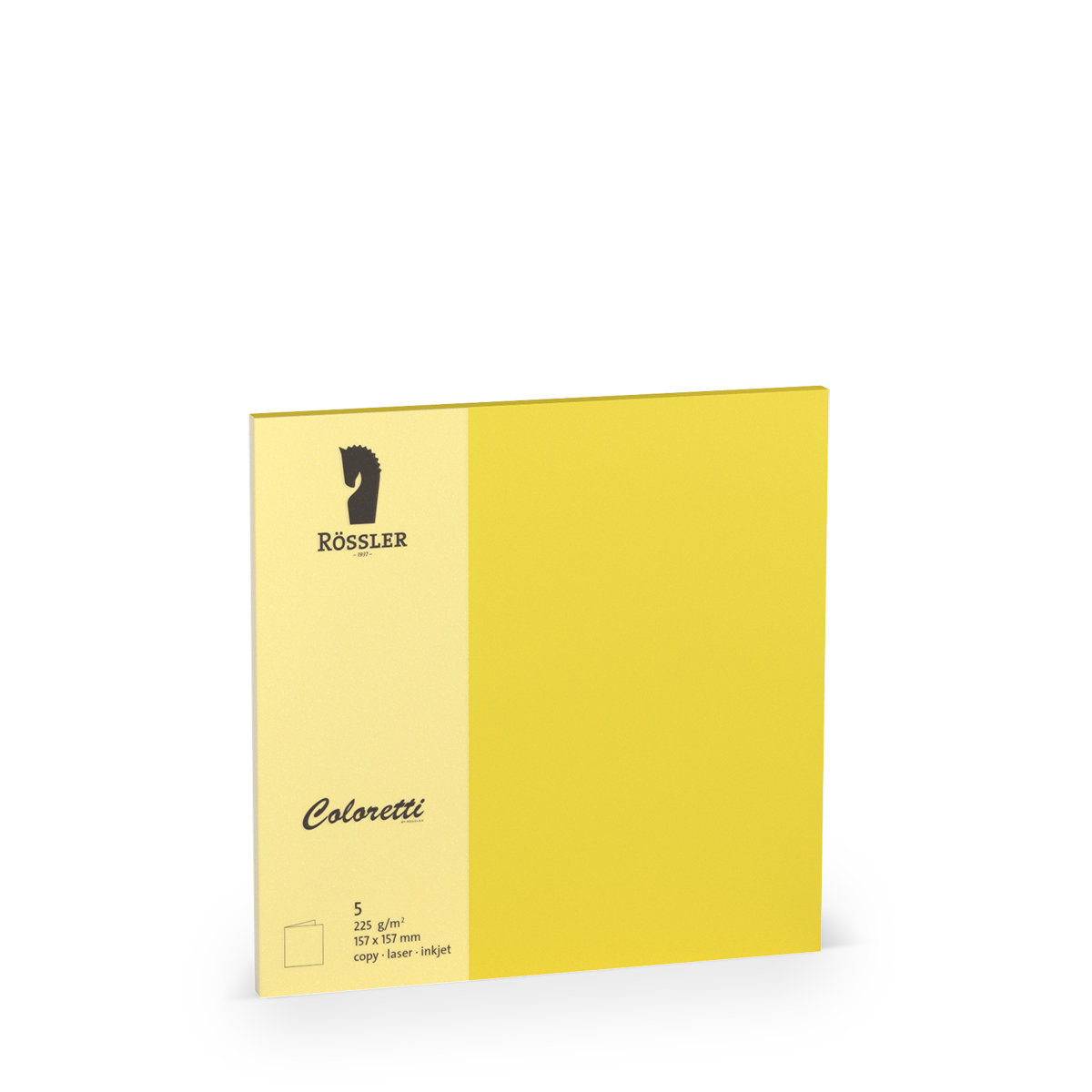 Podwójna Karta 157X157 Coloretti 5 Szt. Żółta - Grupo Erik | Sklep ...