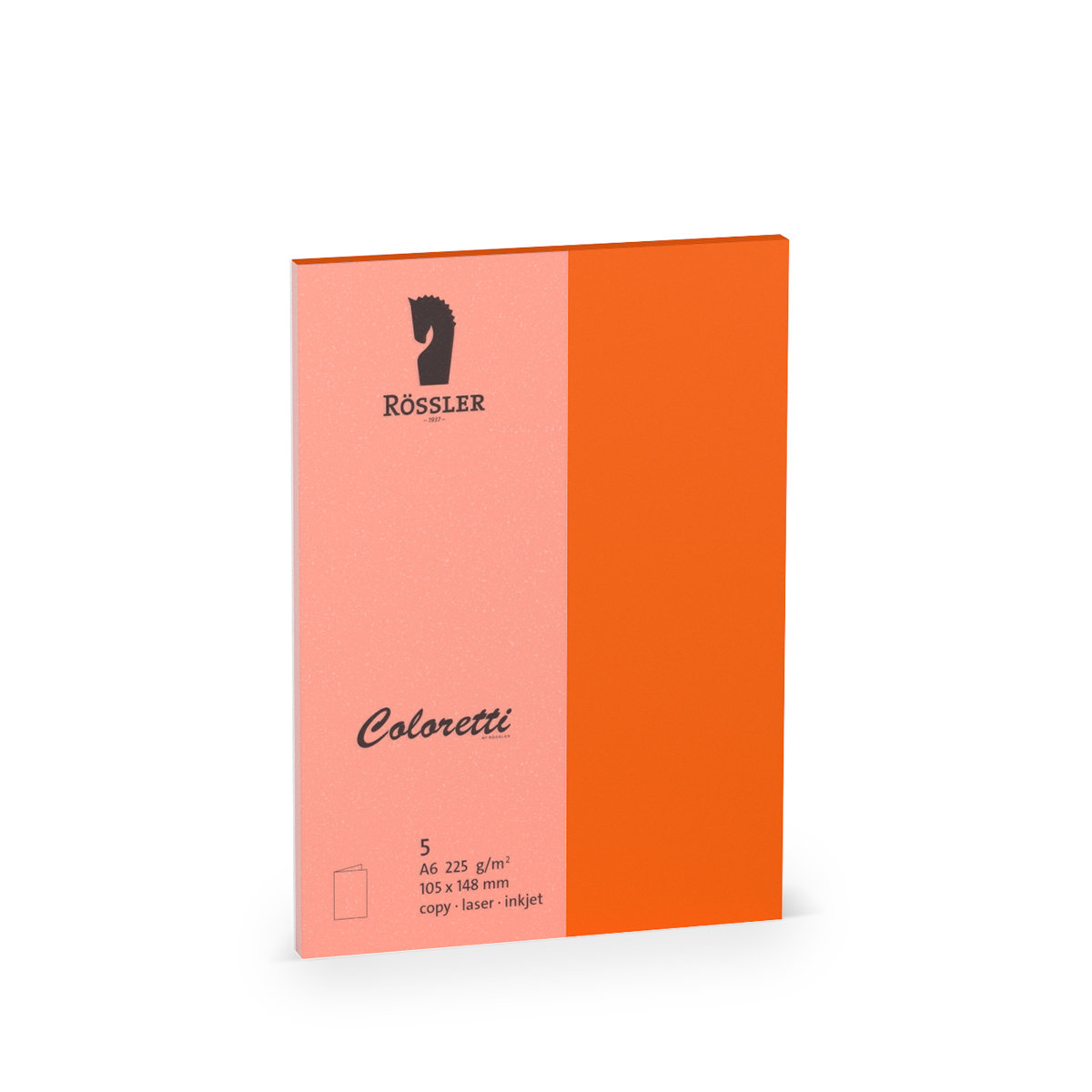 Podwójna Karta Coloretti A6 5 Jednostek Pomarańczowa - Grupo Erik ...