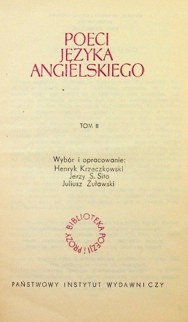 Poeci języka angielskiego Tom III - Opracowanie zbiorowe | Książka w Empik