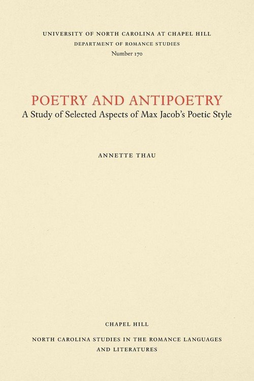 Poetry and Antipoetry - Thau Annette | Książka w Empik
