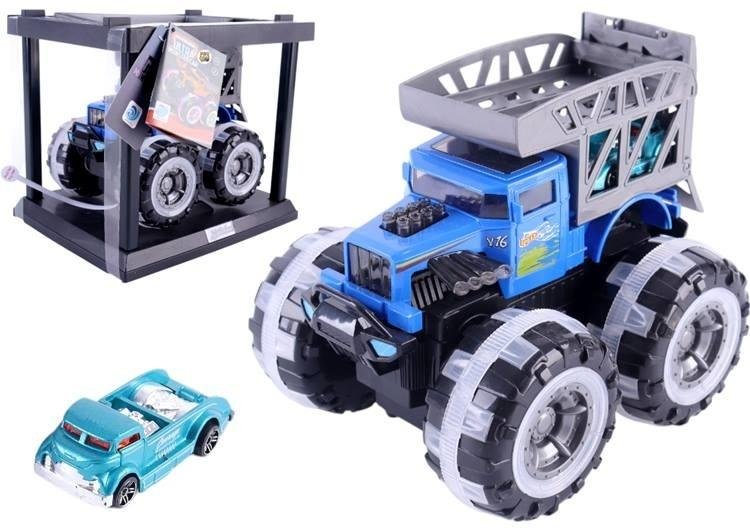 Pojad w klatce - Monster niebieski z autkiem - Inna marka | Sklep EMPIK.COM