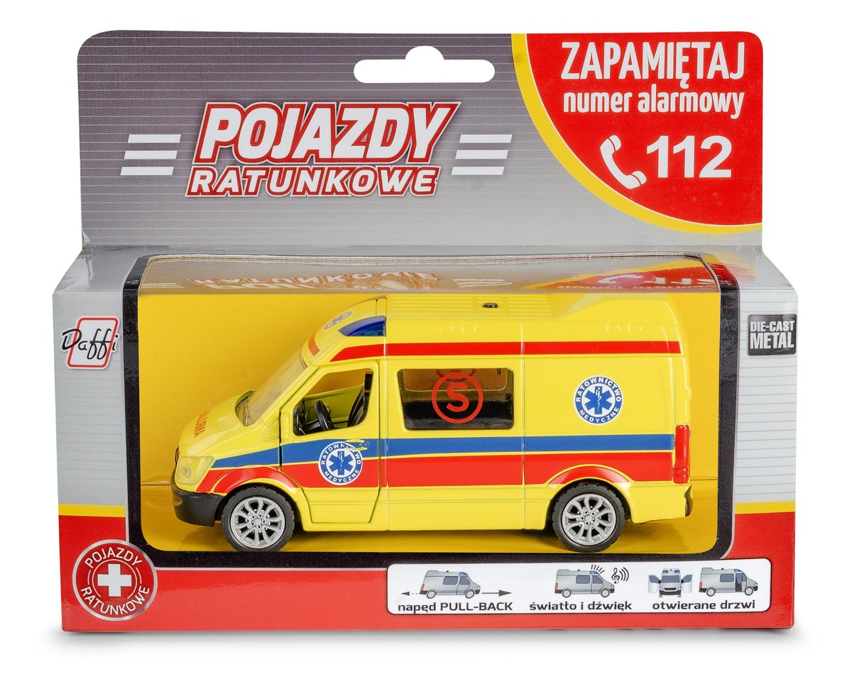 Pojazd ratunkowy - Ambulans - Daffi - Daffi | Sklep EMPIK.COM