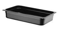 Pojemnik GN 1/1 z czarnego poliwęglanu, HENDI, Profi Line 14L, czarny, 530x325x(H)100mm - Hendi ...