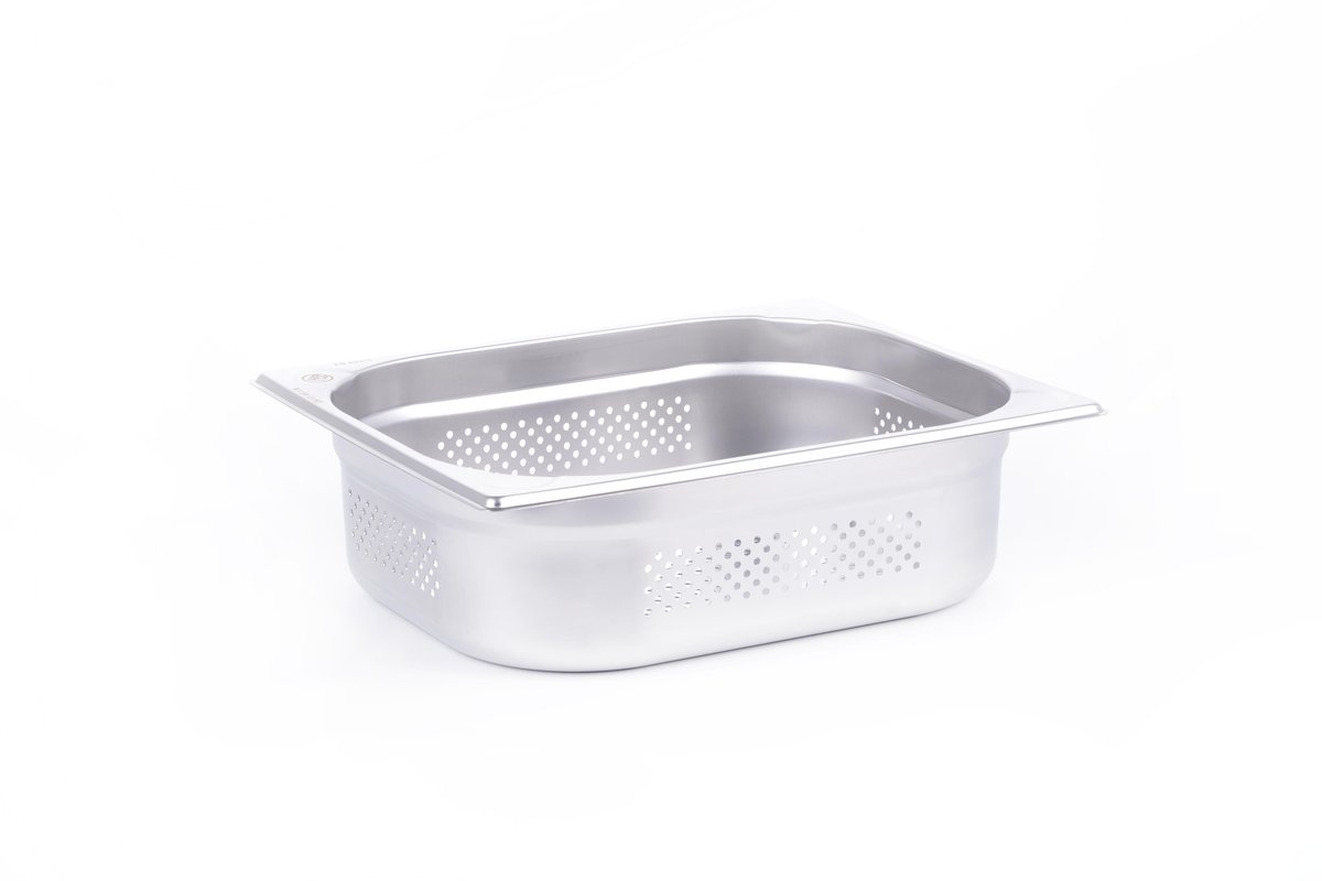 Pojemnik perforowany GN 1/2 100 mm ze stali nierdzewnej | TECHNICA, Platinum Line - Inna marka ...