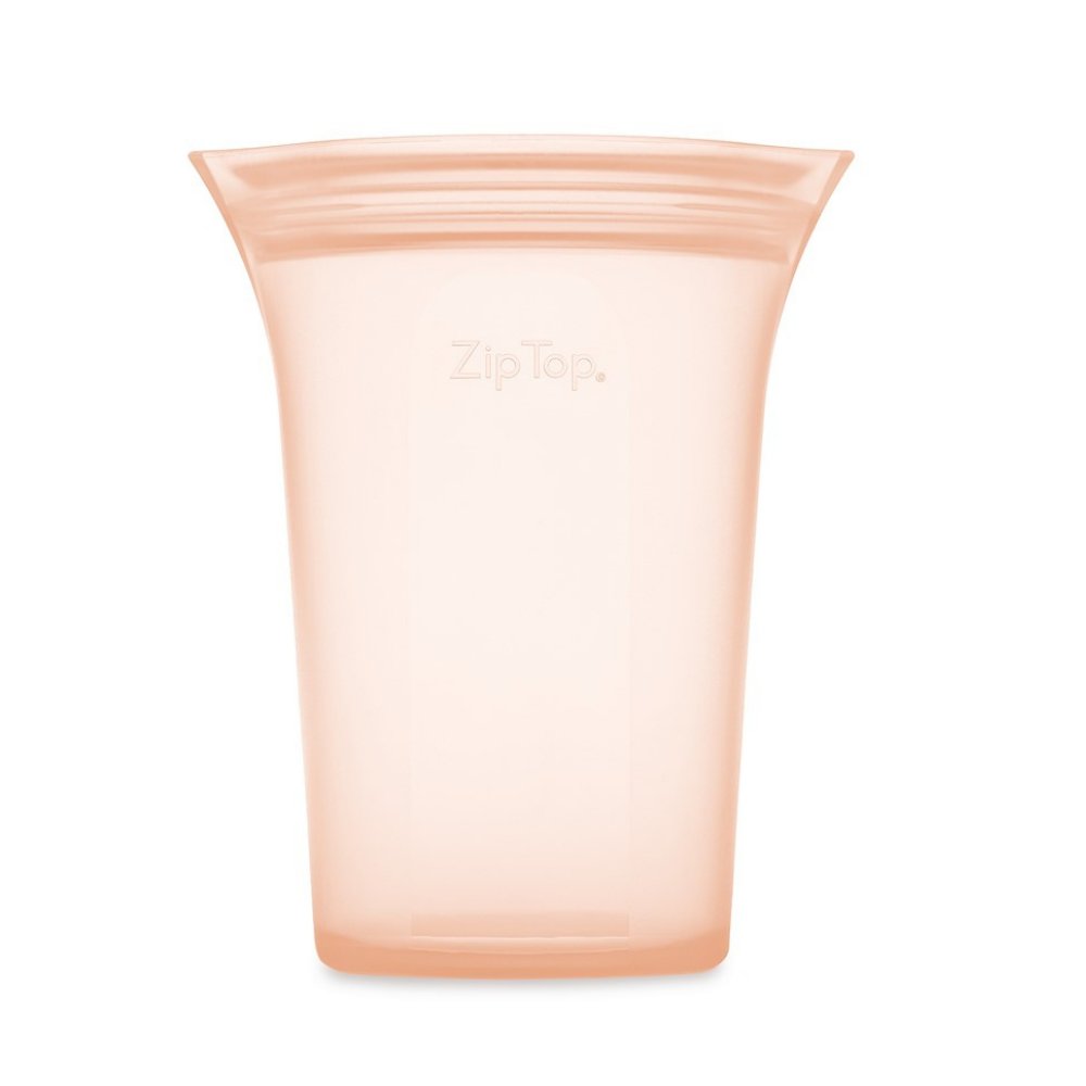 Pojemnik silikonowy wielorazowy Zip Top Cup Large - peach - Inny ...