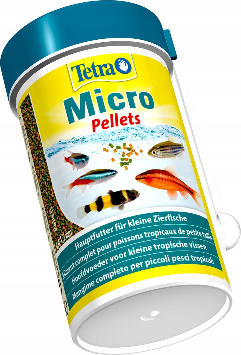 Pokarm Wybarwiający dla Małych Ryb Tetra Micro Pellets 100ml - brak ...